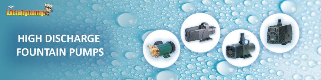 HIGH DISCHARGE FOUNTAIN PUMPS – logo section